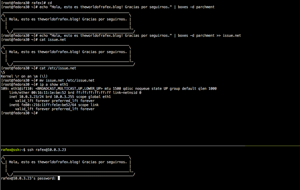 Mensaje de Bienvenida al conectar a un servidor por SSH [Linux] – The ...